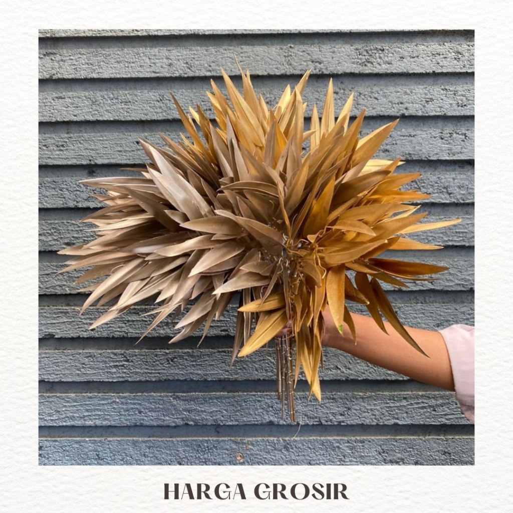 Jual Daun Palsu 42CM BAMBOO LEAVES DAUN IMITASI Daun Dekorasi Daun ...
