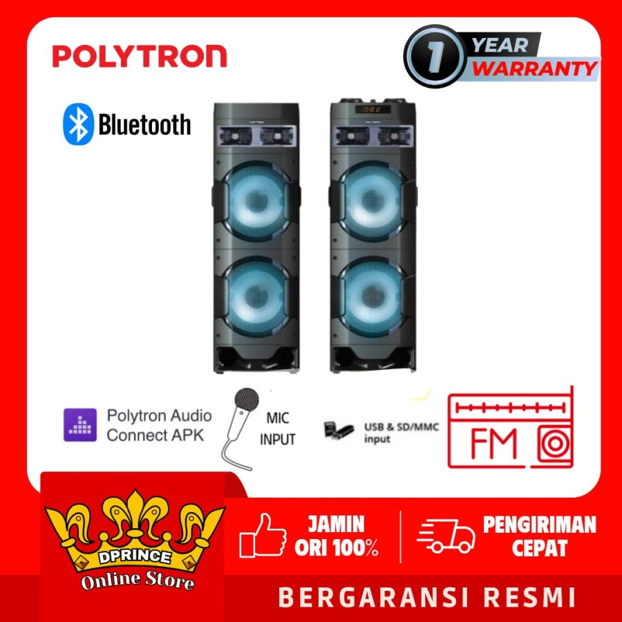Jual Polytron Pas10df22 Speaker Aktif Bluetooth Radio Fm Pas 10df22
