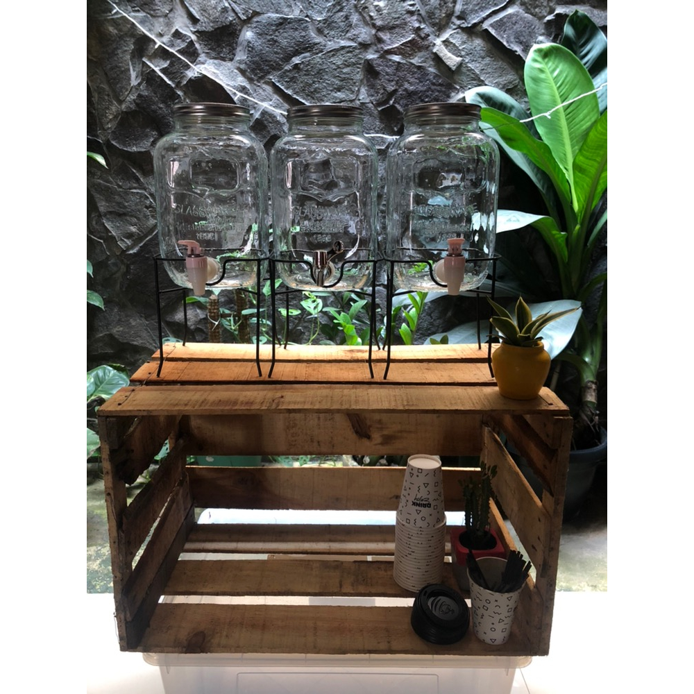 Jual Dispenser 4L Bening / Kaca Wajib CO bubble / Tempat Minuman ...