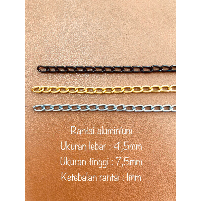 Jual rantai aluminium / rantai aluminium kecil / rantai kecil / 10meter ...