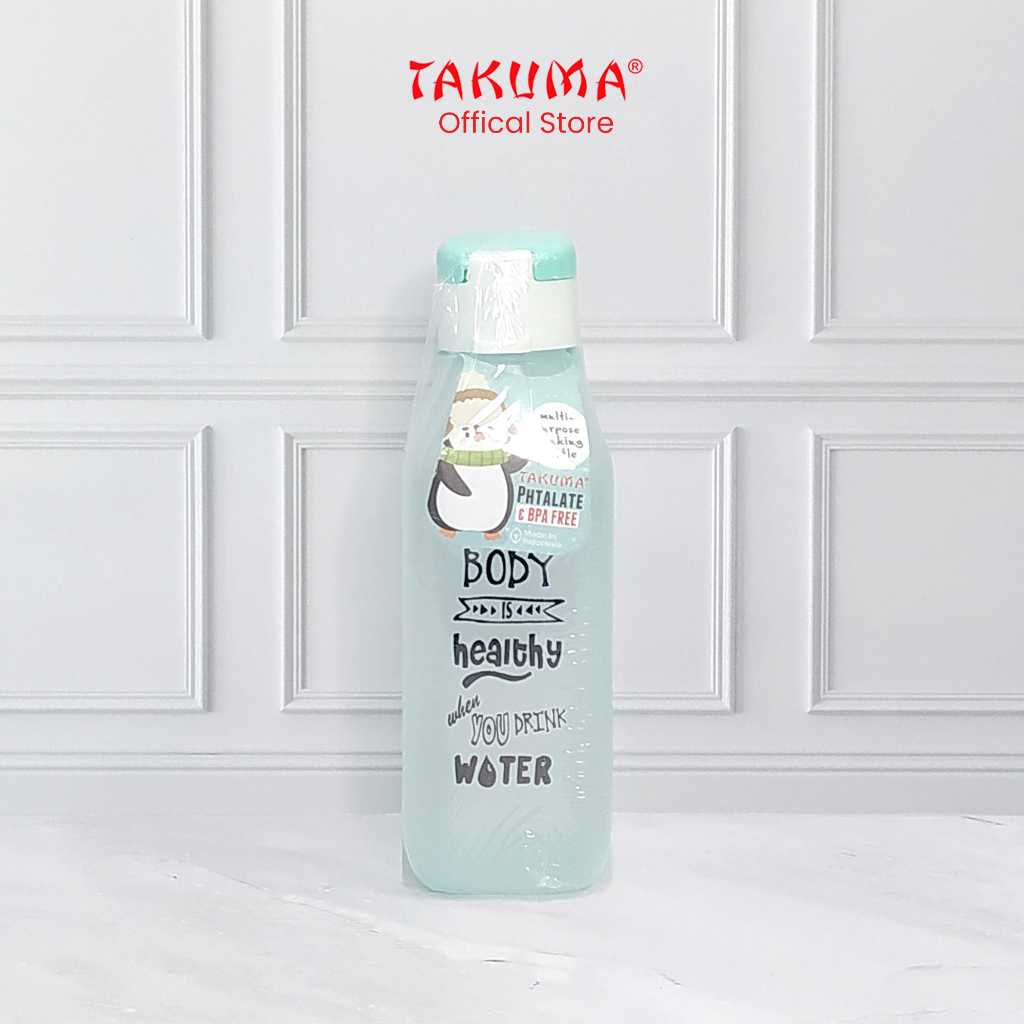 Jual Takuma Botol Air Segi Tutup Flip Top 550 ML | Shopee Indonesia