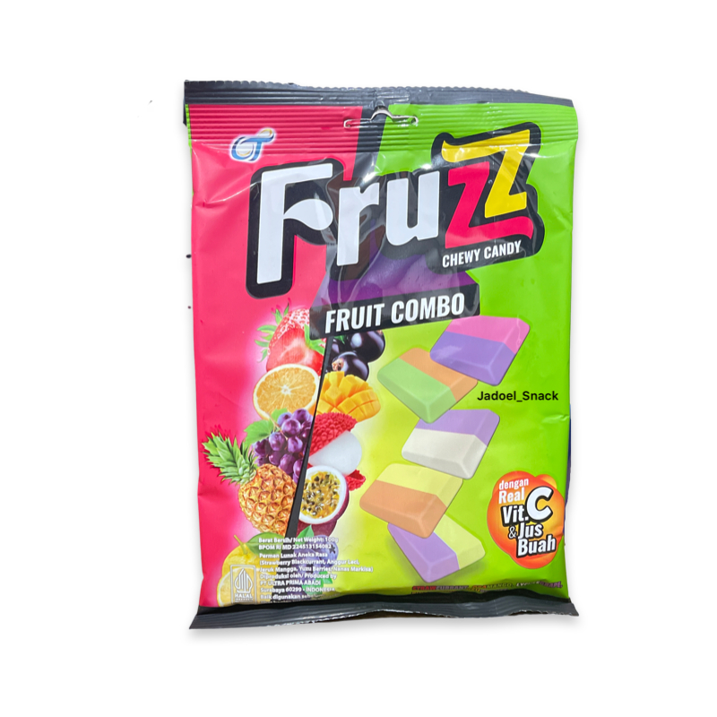 Jual Permen Fruzz Chewy Fruit Combo 100 Gr Rasa Buah by Jadoel_Snack ...