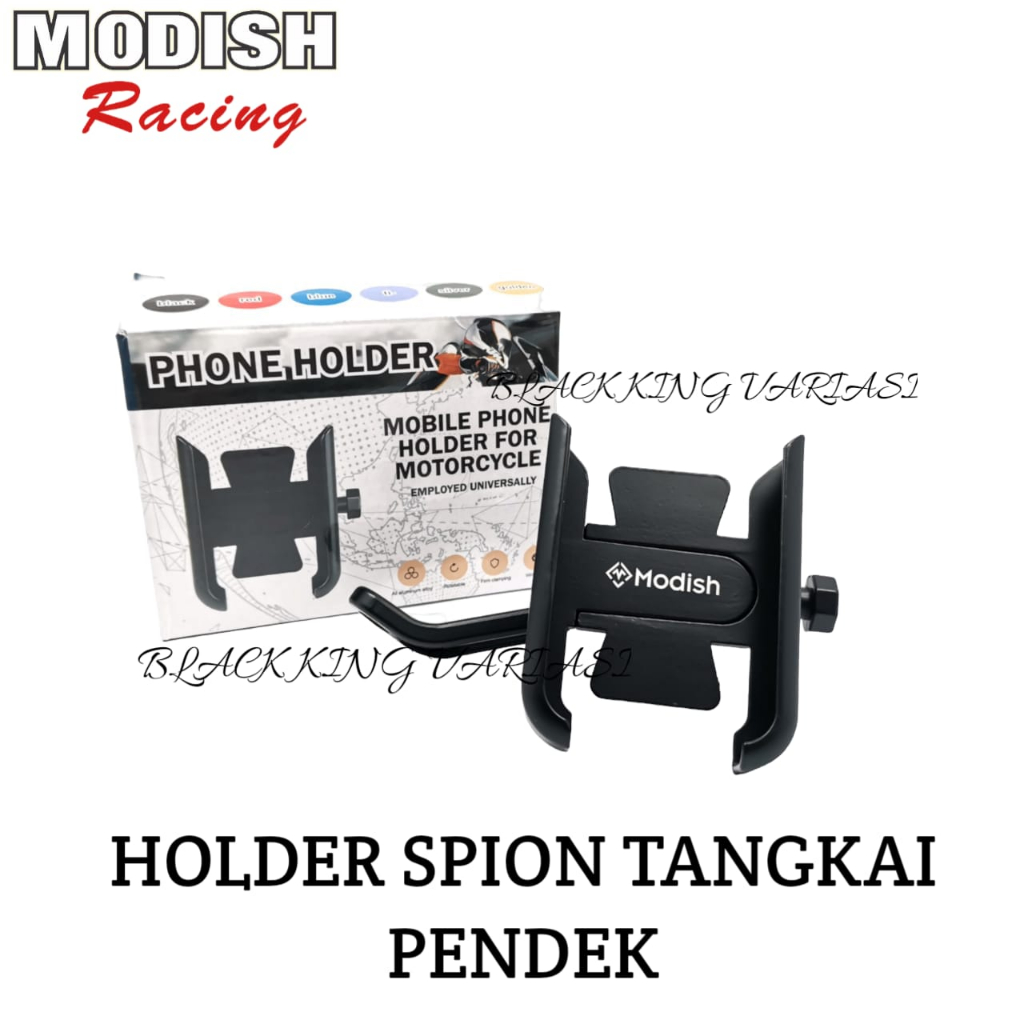 Jual Holder Hp Motor Besi Stang Full Alumunium Dudukan Penahan HP ...
