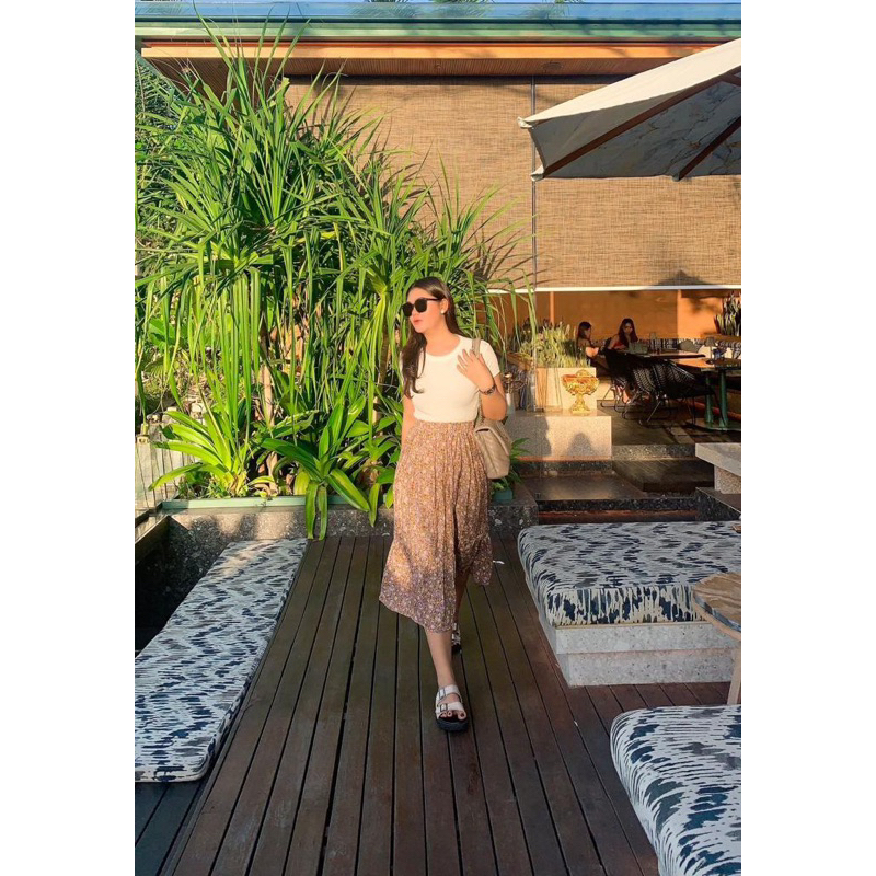 Jual ROK PREMIUM RAYON/ROK PAYUNG/ SKIRT FULL KARET/ KOREAN STYLE/ ROK ...