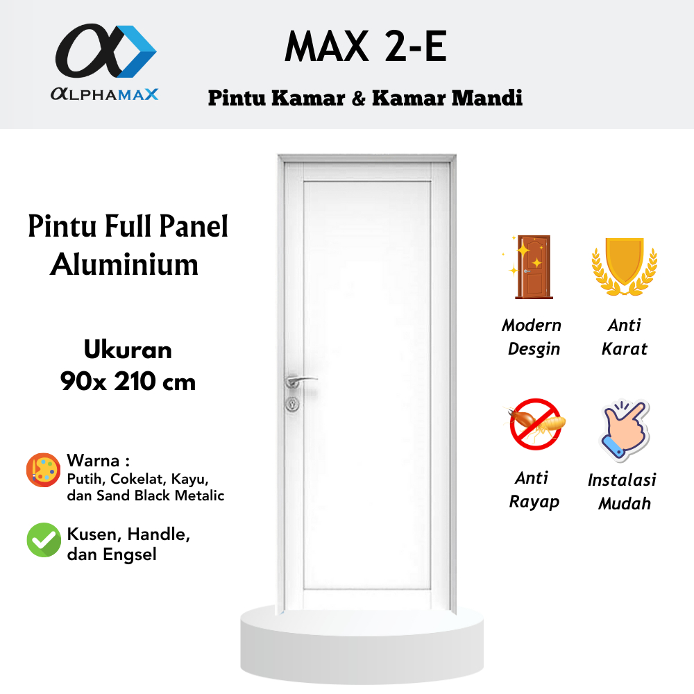 Jual Pintu Aluminium Pintu Rumah Pintu Kamar Pintu Kamar Mandi Full ...