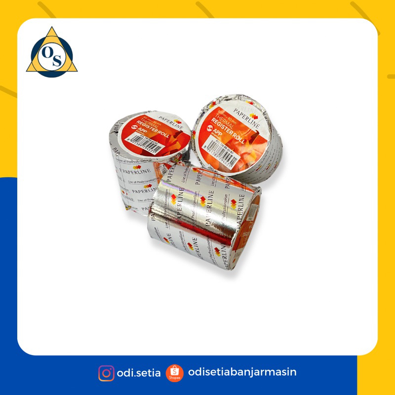 Jual KERTAS PAPERLINE THERMAL REGISTER ROLL 80mm x 80mm | Shopee Indonesia