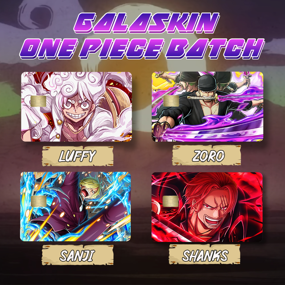 Jual Stiker Sticker Skin Kartu Atm Anime One Piece Special Hologram AR ...