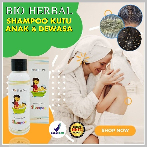 Jual Bio Herbal Shampo Kutu Shampoo Sampo Penghilang Kutu Family Care ...