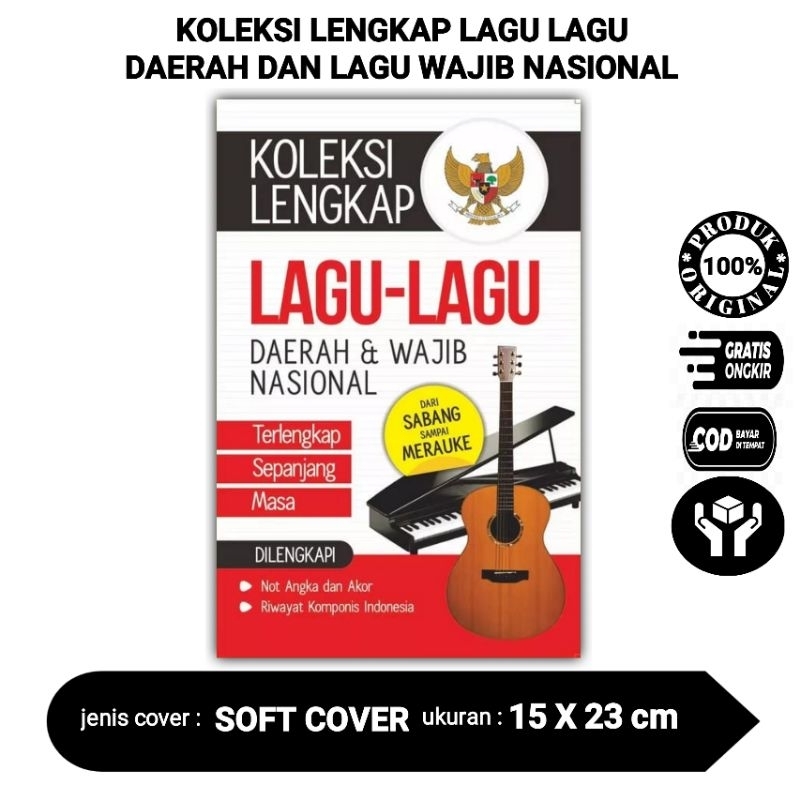 Jual BUKU KOLEKSI LENGKAP LAGU LAGU DAERAH DAN LAGU WAJIB NASIONAL ...