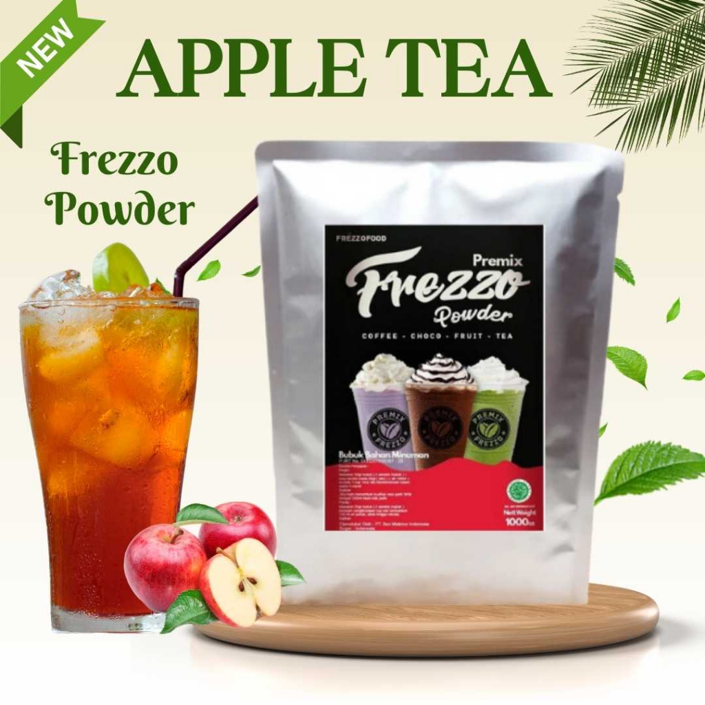 Jual BUBUK MINUMAN RASA 1 KG FREZZO POWDER DRINK RASA APPLE TEA ...