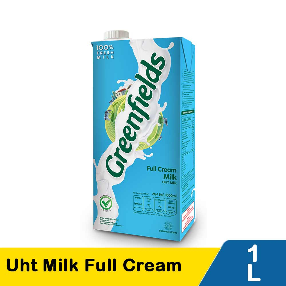 Jual Greenfields Uht Milk 1000Ml | Shopee Indonesia