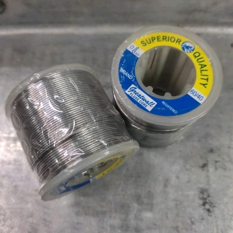 Jual Timah Solder Superior Greatwall 60/40 0,8mm 250gram | Shopee Indonesia