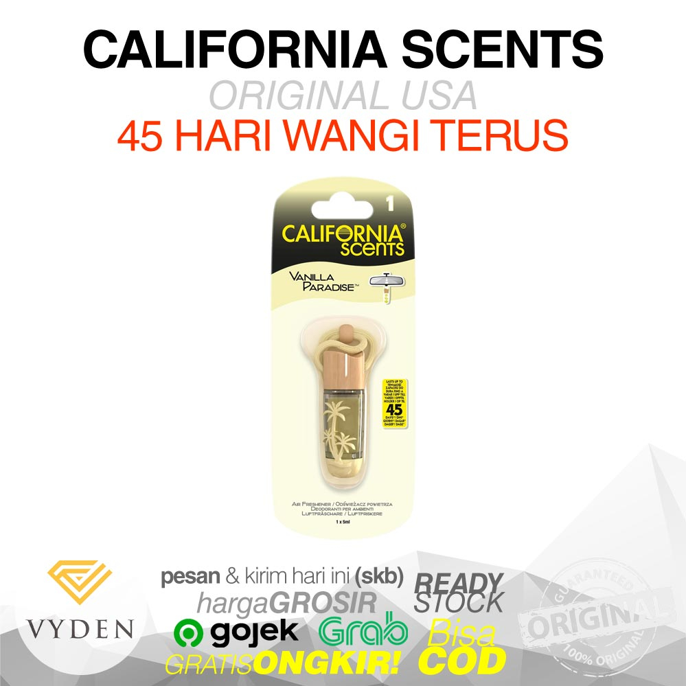Jual Parfum Mobil California Scents Hanging Vial Pengharum Pewangi ...
