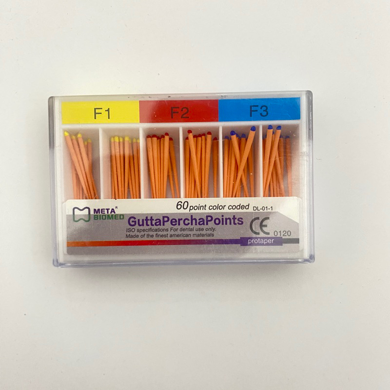 Jual Dental Gutta percha protaper F1 F2 F3 / gutap protaper Guttap ...