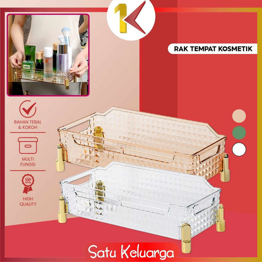 Jual SK-K150 Rak Kosmetik Diamond Organizer Make Up Acrylic / Rak Tempat Alat Kosmetik Rak ...