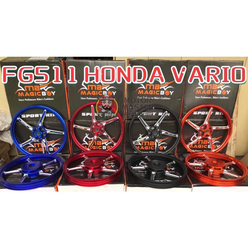 Jual MAGIC BOY CNC RIM FG 511 VARIO 125/150 SIZE 140/160-17 | VELG MAGIC BOY FG 511 CNC DICS 5 ...