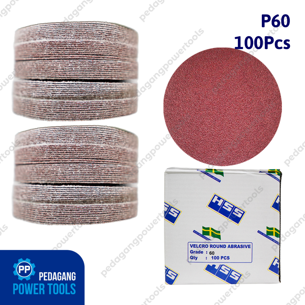 Jual AMPLAS BULAT NO 60 AMPLAS TEMPEL MATA GERINDA 4 INCH - 100 PCS ...