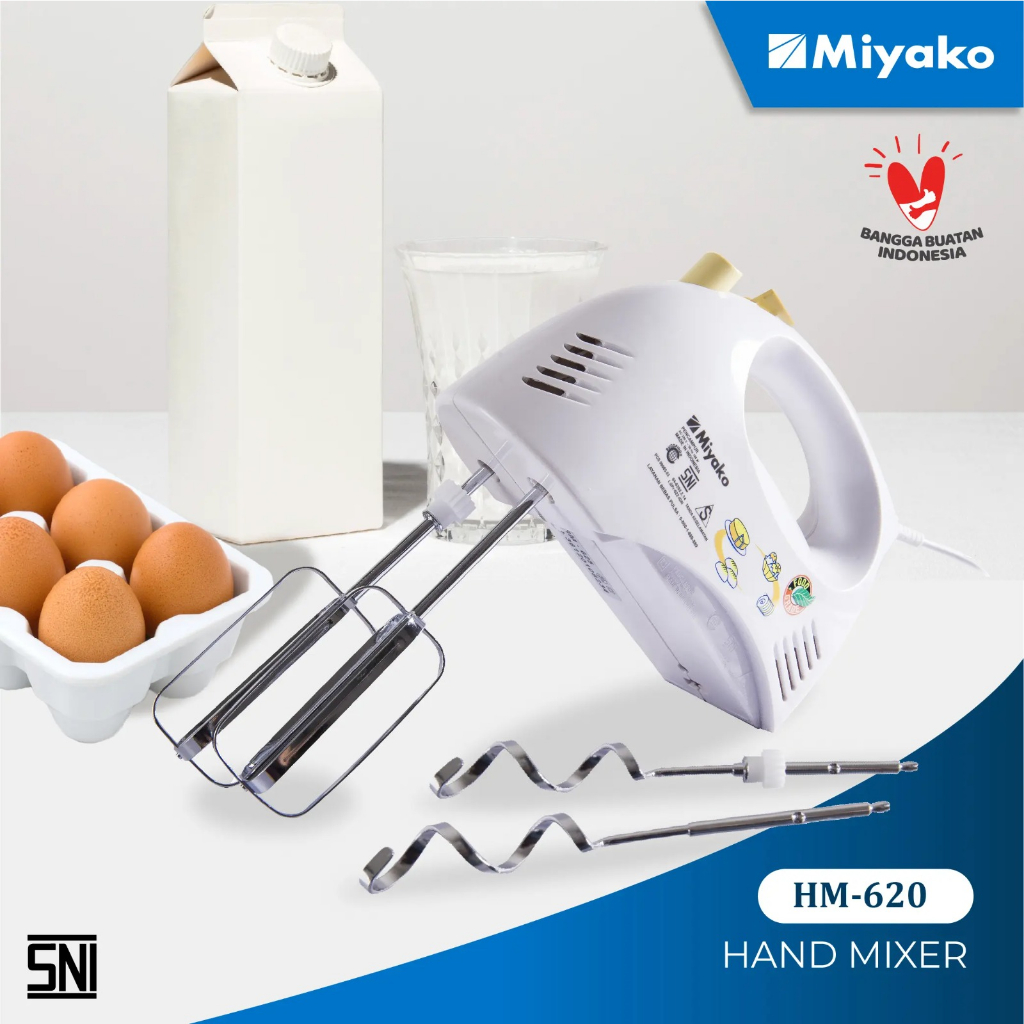Jual Hand Mixer Miyako HM620 Mixer Tangan - Pengaduk bahan makanan ...