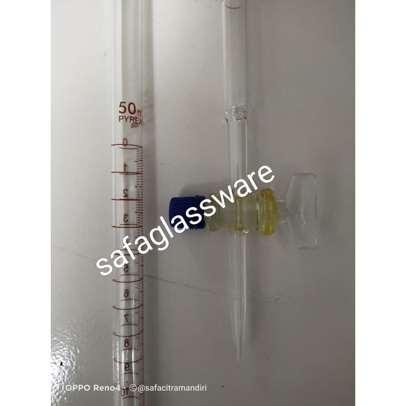 Jual Buret 50ml Pyrex Kran Glass | Shopee Indonesia