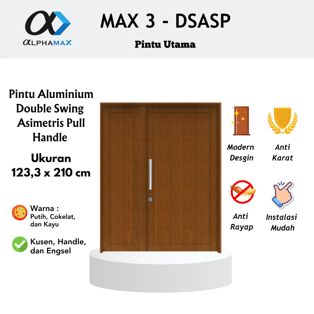 Jual Pintu Aluminium Pintu Rumah Pintu Depan Pintu Utama Pintu Kamar ...