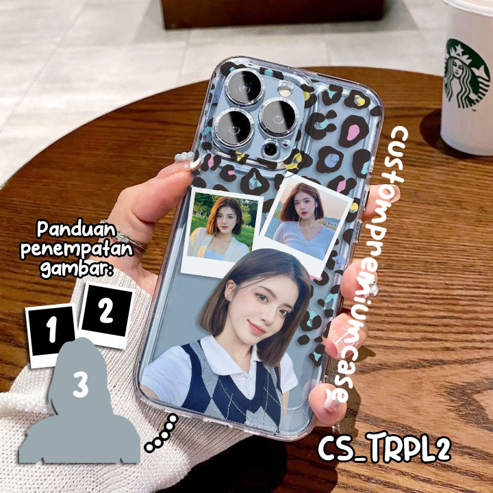 Jual CUSTOM CASE ESTETIK CUSTOM FOTO POLAROID SELFIE 3 FOTO KODE TRPL ...