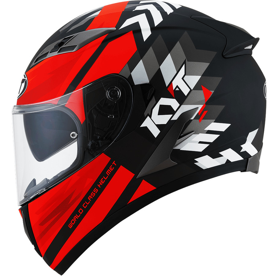 Jual HELM KYT FALCON FR FLOW - MATT BLACK/RED FLUO | Shopee Indonesia