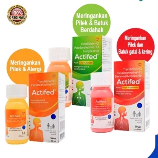 Jual Actifed Syrup ALL VARIAN ACTIFED Expectorant Sirup Hijau untuk ...