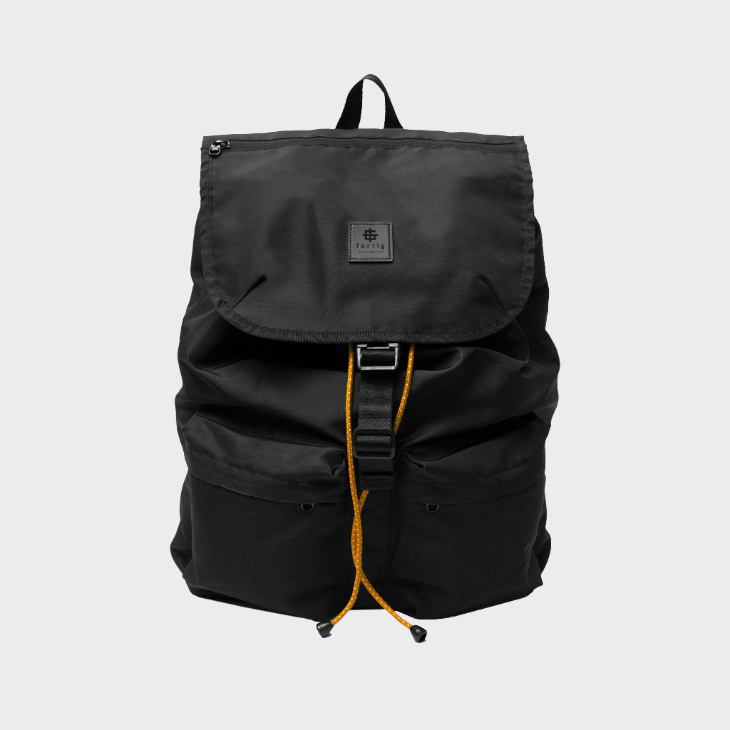 Jual Fertig - Riala Black Backpack - Tas Ransel Serut Pria Wanita - Tas ...