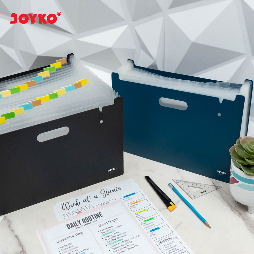 Jual Joyko Expanding File A4 25 POCKETS Organizer / Map Harmonika Joyko ...
