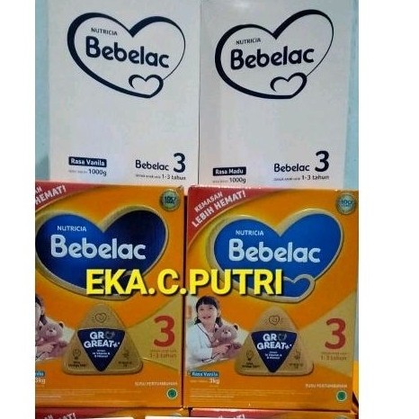 Jual BEBELAC 3 & 4 BOX PUTIH Exp.2026 | ASLI PRODUK BEBELAC | Shopee ...