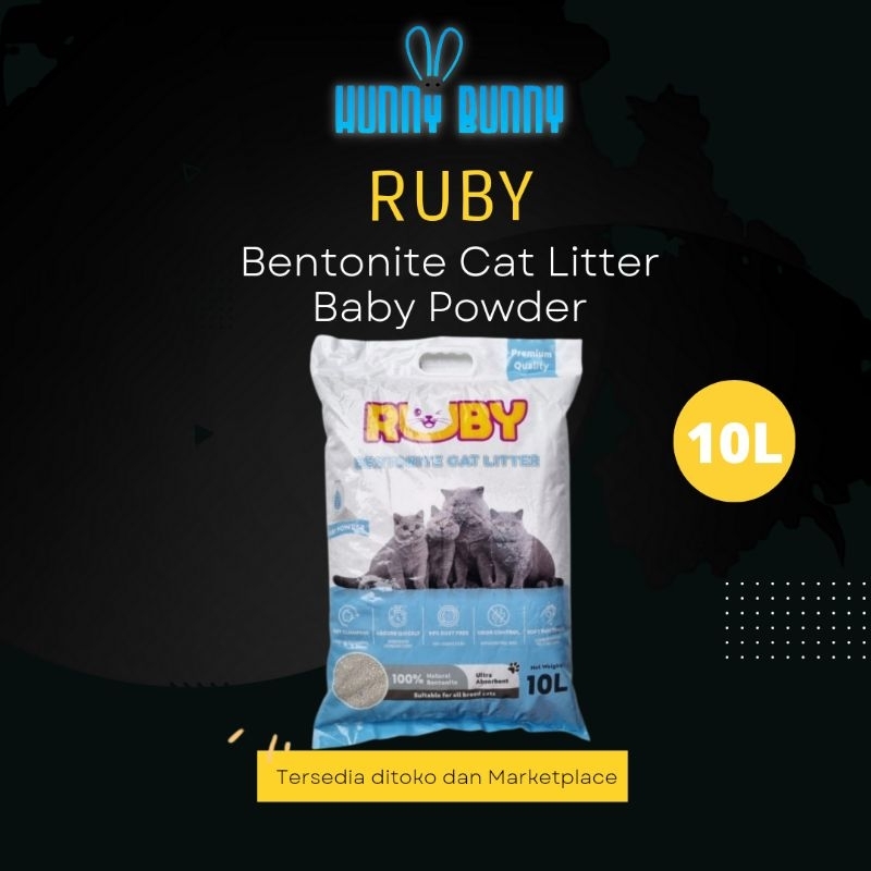 Jual Pasir Gumpal Kucing RUBY 5L,10L & 25L | Shopee Indonesia
