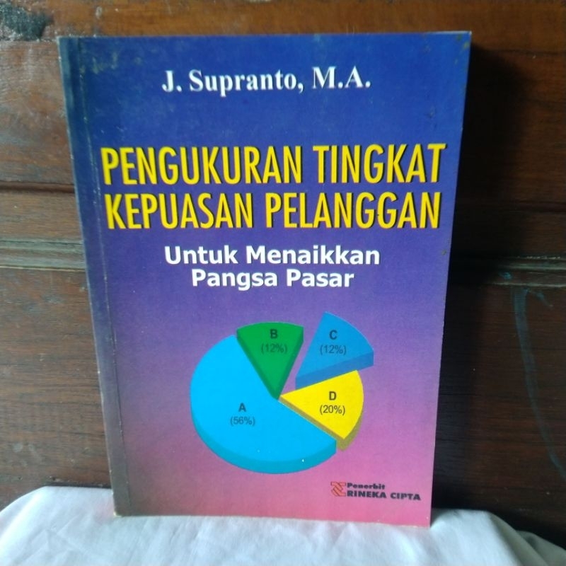 Jual PENGUKURAN TINGKAT KEPUASAN PELANGGAN oleh J. SUPRANTO, M.A ...