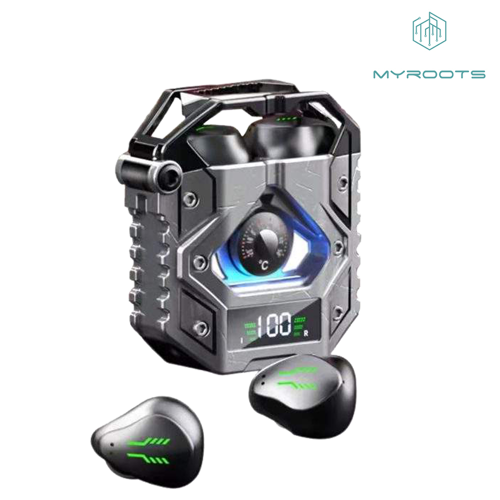 Jual Myroots Metal Gaming Earphones H9 TWS Wireless Earbuds BT 5.3 ...