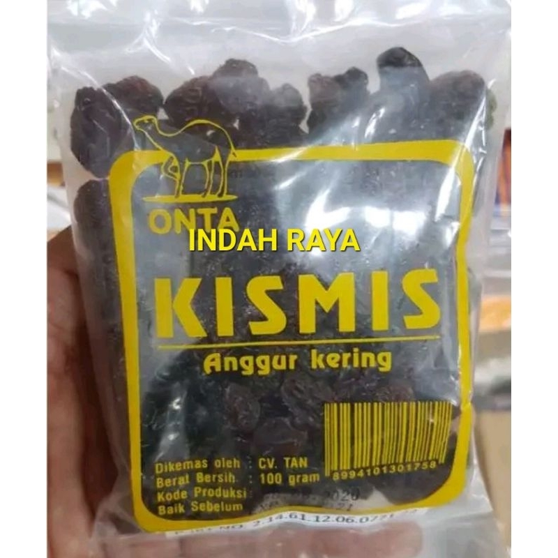 Jual ONTA KISMIS / ANGGUR KERING 100g | Shopee Indonesia