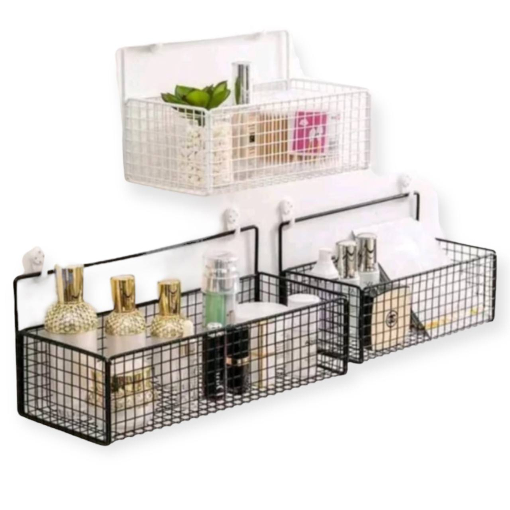 Jual [300GR] RAK KERANJANG BESI / STORAGE TEMPEL BESI / RAK TEMPEL ...