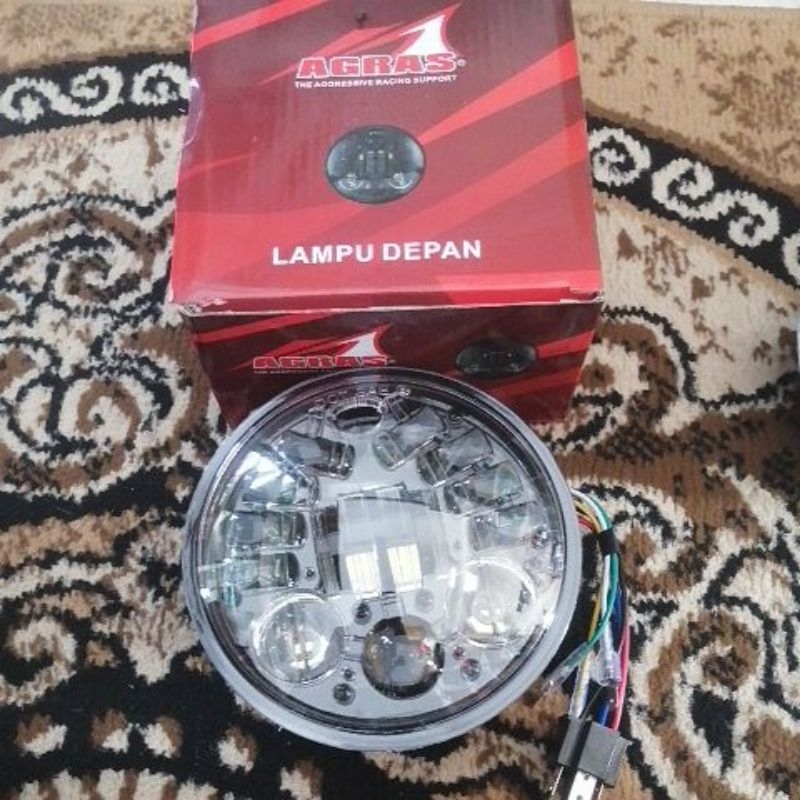 Jual lampu daymaker 16 led import 5 inch | Shopee Indonesia