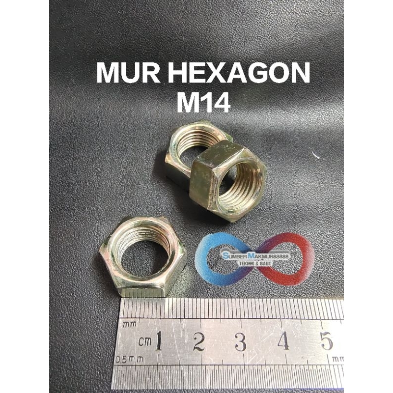 Jual Mur Hexagon Kuning M14 | Shopee Indonesia