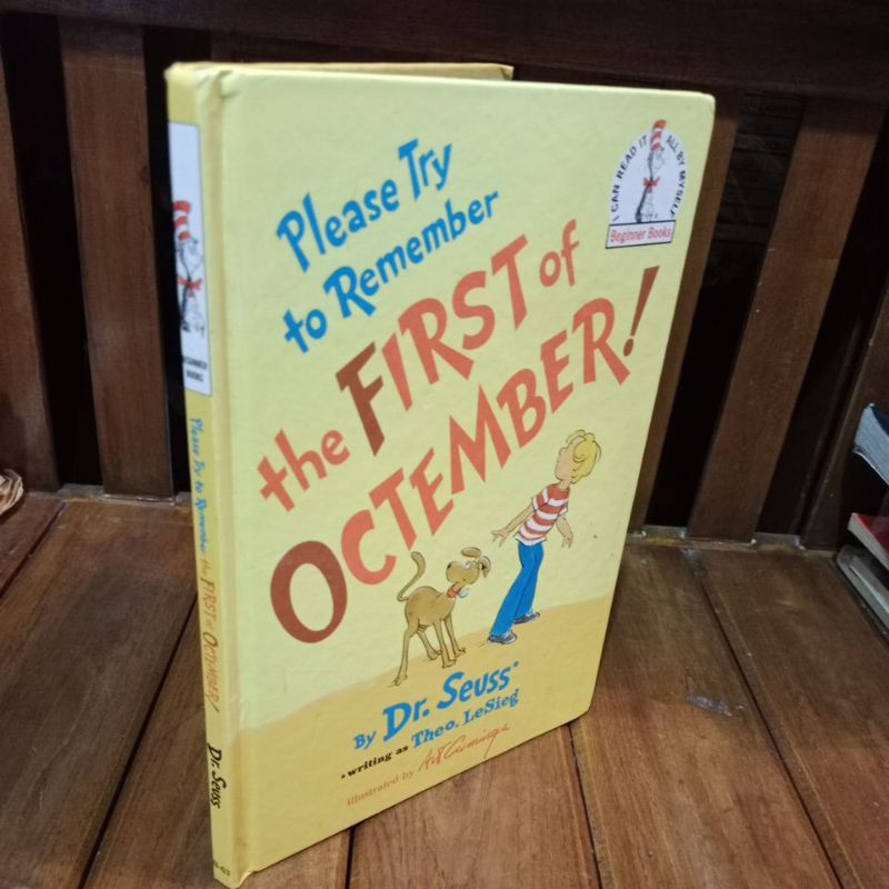 Jual PLEASE TRY TO REMEMBER THE FIRST OF OCTEMBER - DR SEUSS | Shopee ...