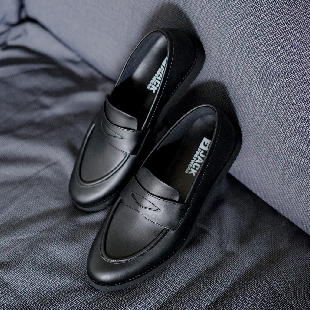 Jual MALVIN BLACK |ManNeedMe x JACK| Sepatu Pantofel Pria Slip on ...