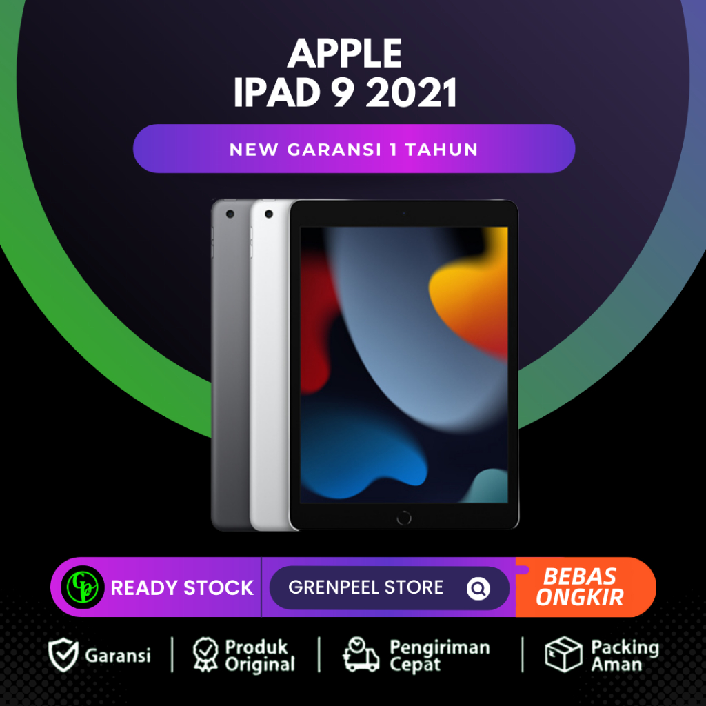 Jual iPad 9 2021 10.2" Inch 256GB 64GB 9 th Gen Wifi Only | Shopee ...