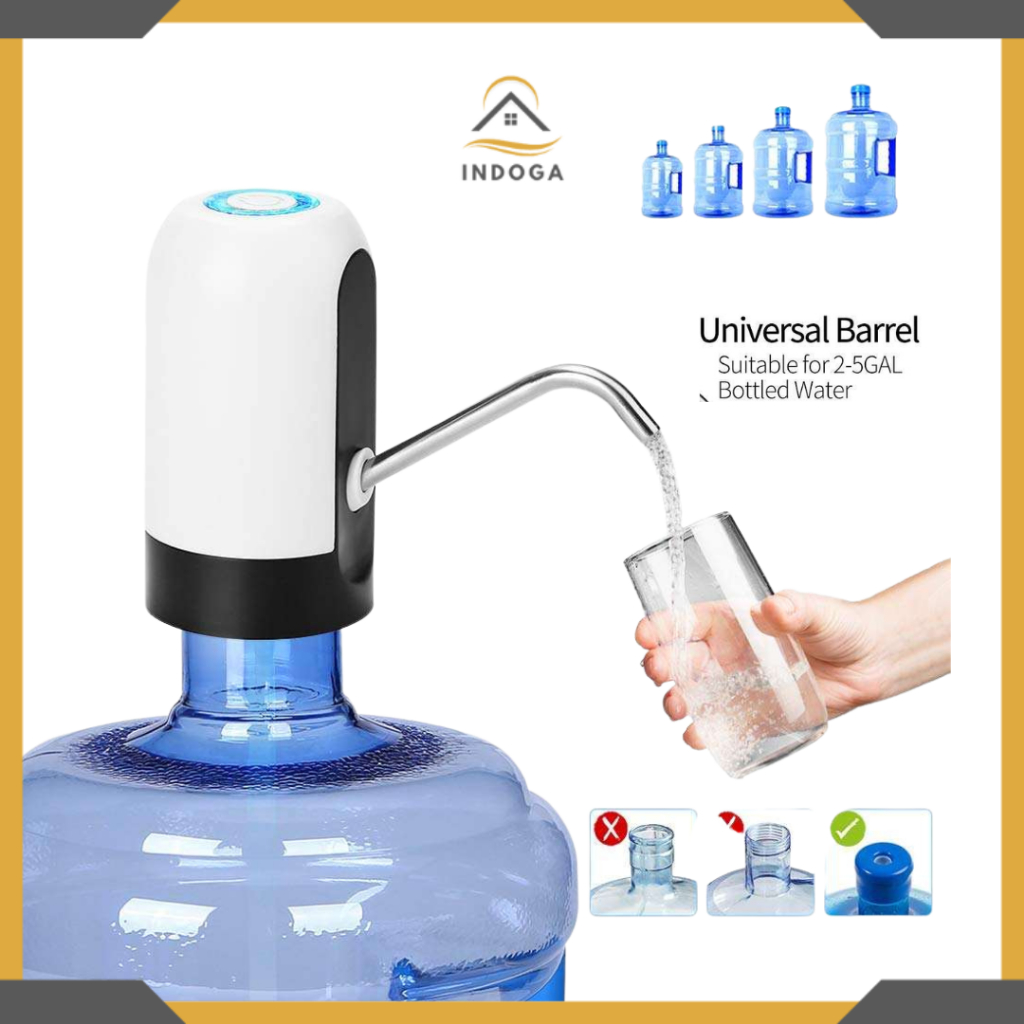 Jual INDOGA Pompa Air galon Elektrik Listrik Portable Water Electric ...