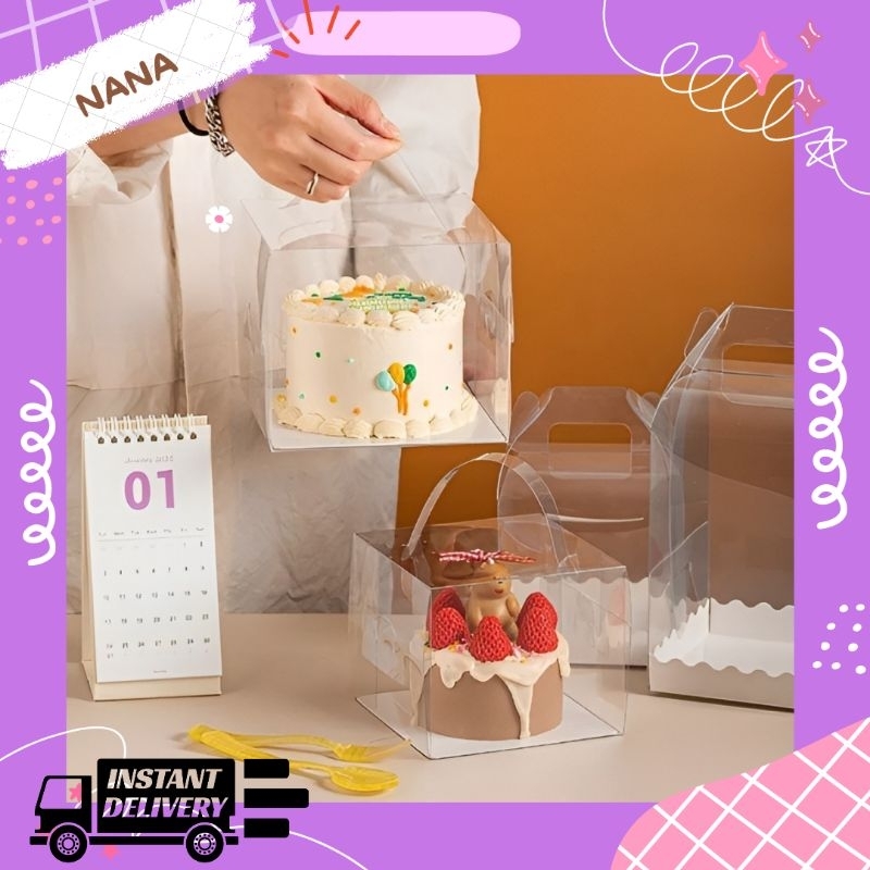 Jual KOTAK KUE MIKA BOX CAKE ULTAH KOREAN CAKE MIKA KK01 BERBAGAI ...