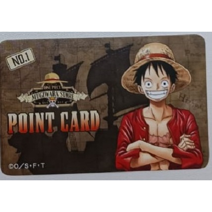 Jual One Piece Mugiwara Store Japan Point Card Monkey D Luffy Original ...