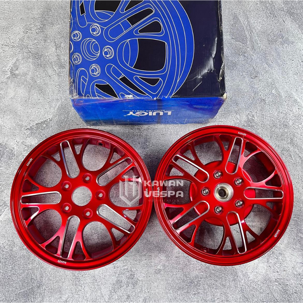 Jual LUIGY Velg CS-03 Red vespa Sprint primavera S125 LX GTS | Shopee ...