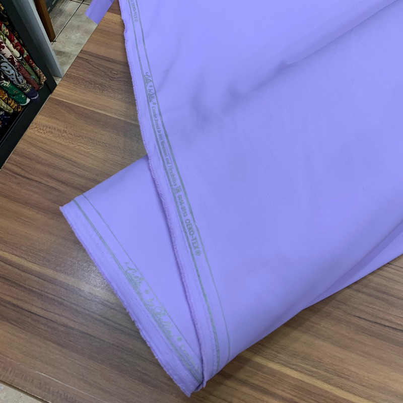 Jual Bahan Kain High Twist Ungu Lilac Ungu Muda/ Kain Celana Kemeja Hem ... Jual Bahan Kain High Twist Ungu Lilac Ungu Muda/ Kain Celana Kemeja Hem ...