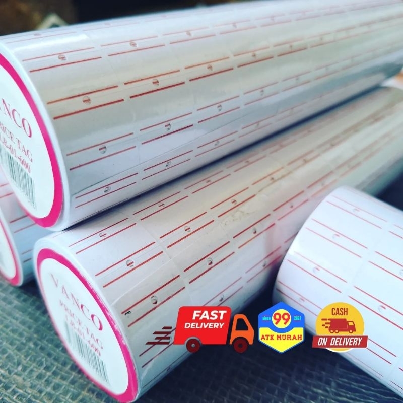 Jual PRICE TAG-LB-01-600/Label Harga 12mm×21mm/Refil Label/Labeller/Isi ...