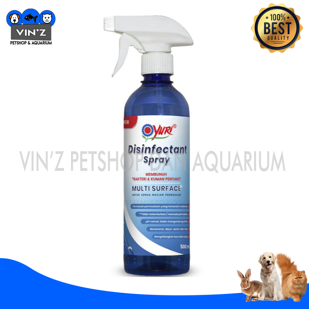 Jual Disinfektan Disinfectant Spray Yuri Botol Cairan Pembersih ...