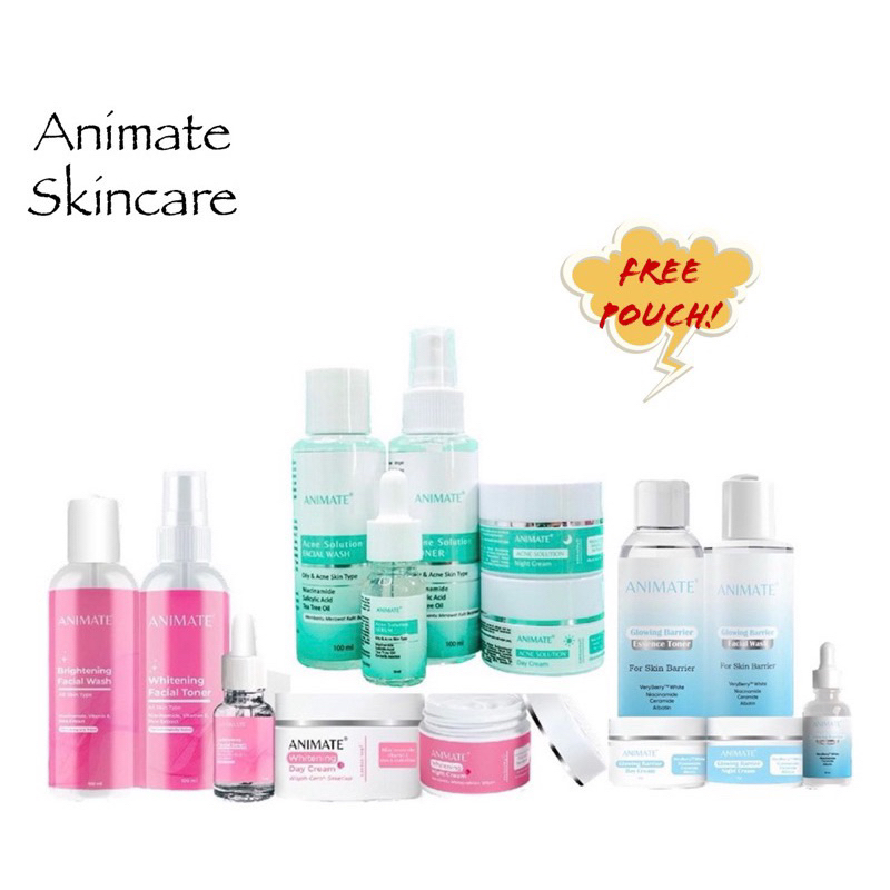 Jual ANIMATE INSTANT WHITENING SERIES 5IN1 | Shopee Indonesia
