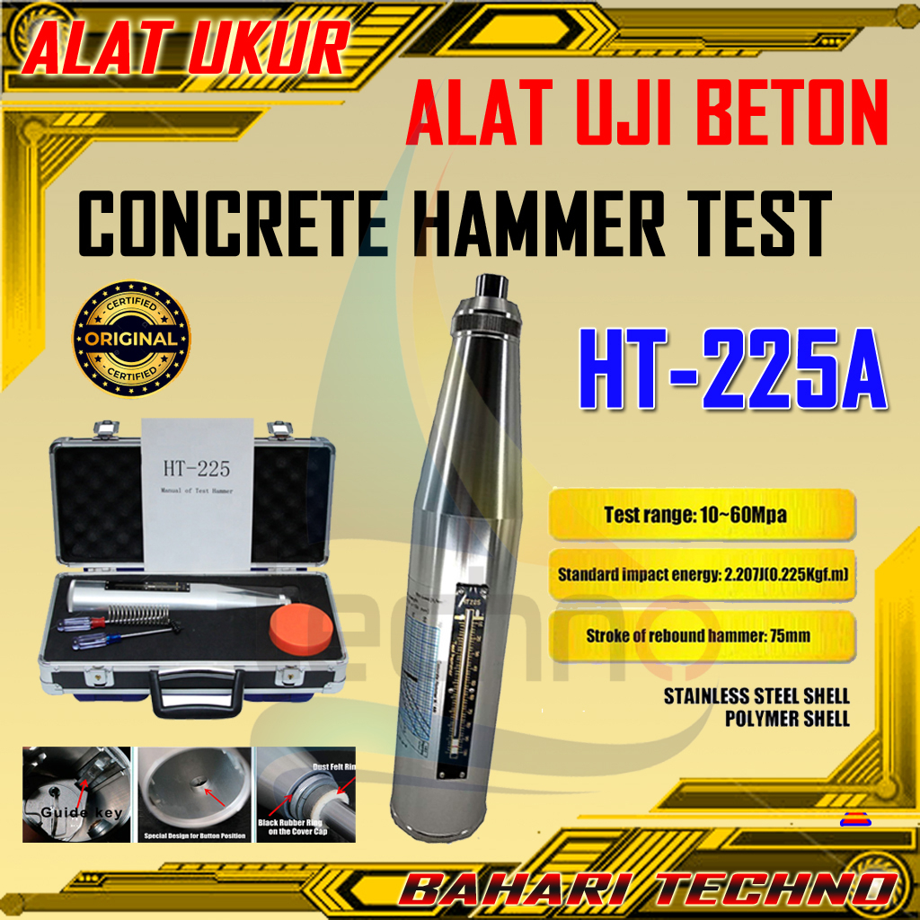 Jual ALAT TES UJI HT-225A ZC3-A TEKAN BETON HT 225A ZC3 A Concrete ...