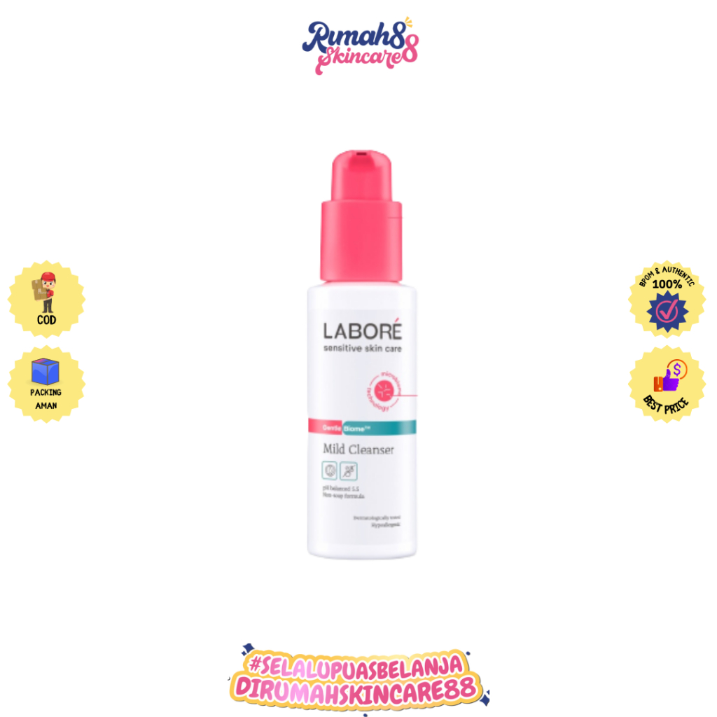 Jual LABORE GentleBiome Mild Cleanser 100ml - Gentle Face Wash Kulit ...